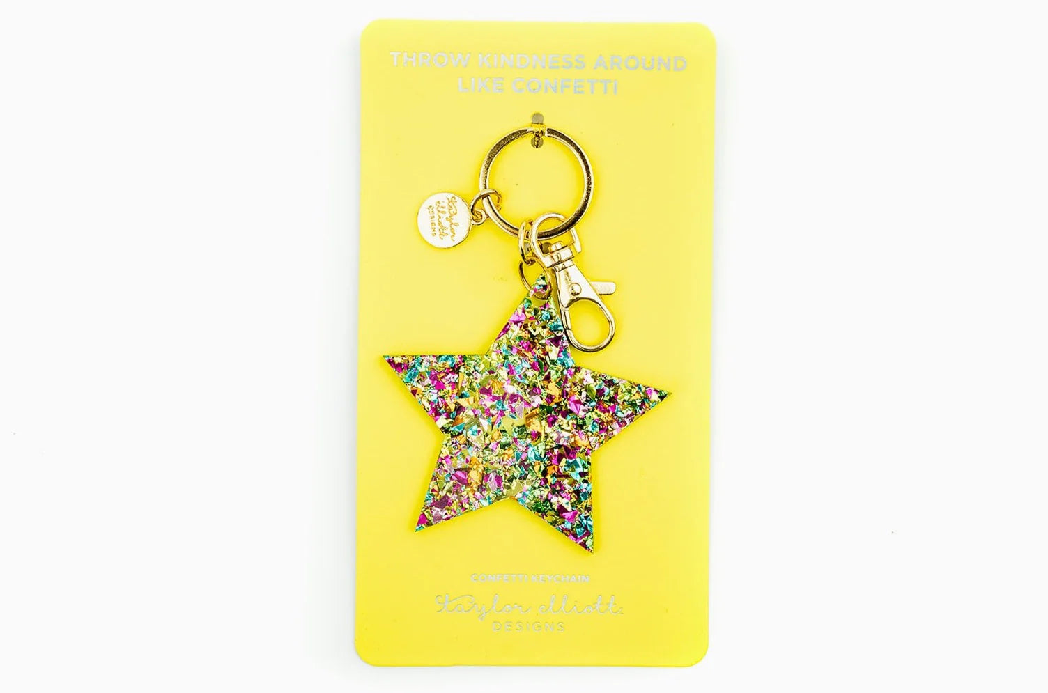Confetti Start Keychain – Duly Noted